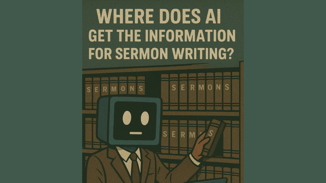 Where Does AI Get the Information for Sermon Writing? | SermonDone